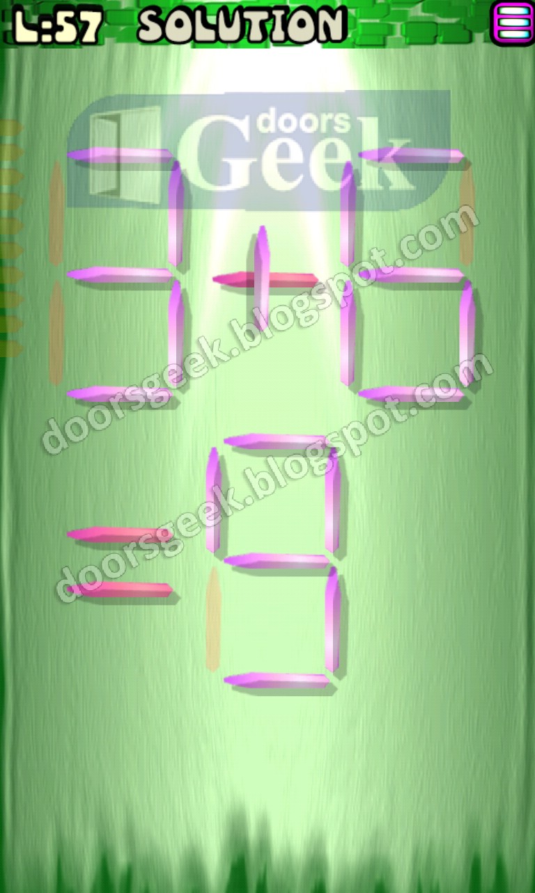 Matches Puzzle [Episode 9] Level 57 Solution ~ Doors Geek